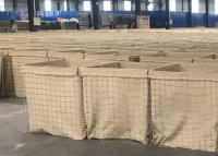 China Seawater Proof ZnAl Coating Easy To Transport MIL 7 Hesco Barrier Military Sandbags for sale
