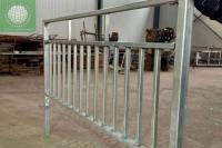 China 2.1m Temporary Metal Fence Hot Dipped Galvanized Pipe Welded Removable Temporary Fence for sale