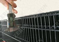China RHS pipe 358 Security Fence PVC Coated Security Metal Security Fence Panels for sale