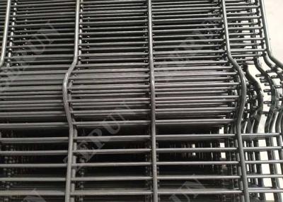 China Q235 Steel PVC Coated Metal Mesh Fences Galvanized 358 Wire Mesh Fence for sale