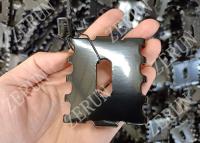 China Black 358 Security Fence , Curved Anti Climb Fence Powder Coating for sale