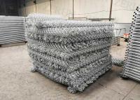 China Cyclone Mesh Chain Link Fence Hot Dip Galvanized Diamond Chain Link Fencing for sale