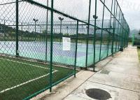 China 48mm Metal Chain Link Fence Hot Dip Galvanized 6 Foot decorative chain link fence for sale