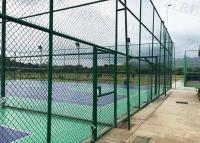 China 48mm Metal Chain Link Fence Hot Dip Galvanized 6 Foot decorative chain link fence for sale