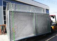 China PVC Coated Metal Mesh Fences Galvanized Diamond Wire Mesh Fence Rolls for sale