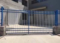 China 1.8*2.4m Powder Coating Galvanized Picket Fence Home Garden Galvanized Mesh Fence for sale