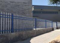 China 1.8*2.4m Powder Coating Galvanized Picket Fence Home Garden Galvanized Mesh Fence for sale