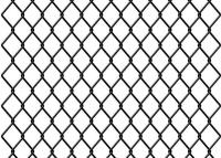 China 1.7mm Metal Chain Link Fence 60*60mm Diamond Wire Mesh Fence for sale
