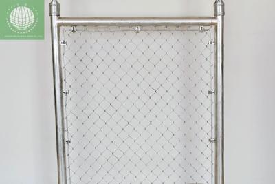 China 3.0mm Square Chain Link Fence 6ft Hot Dipped Galvanized Diamond Shape for sale