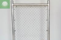 China 4.88mm Hot Dipped Galvanized Chain Link Fencing , 5.5*5.5cm Animal Proof Fencing for sale