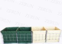 China Galvanized Military Defensive Barrier Square Welded Mesh Hesco Barrier for sale
