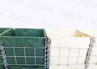 China Galvanized Military Defensive Barrier Square Welded Mesh Hesco Barrier for sale