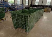 China Galvanized Explosion Proof Wall Military Gabion Retaining Wall 76.2*76.2mm for sale