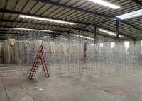China Military Hesco Bastion Wall , Galvanized Iron Wire Square Mesh Fence for sale