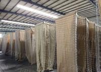 China Military Hesco Bastion Wall , Galvanized Iron Wire Square Mesh Fence for sale