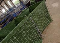 China Welded Galvanized Gabion Box , Iron Military Protective Wire Mesh Barrier for sale