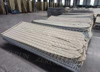 China Sand Color Military Defensive Barrier 250g M2 Geotextile Galvanzied Welded Wire Fence for sale