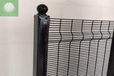 China 3.8mm Anti Climb Military Security Fence Galvanized With PVC Coated for sale