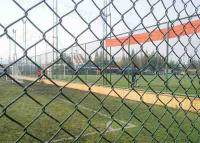China 9 Gauge Metal Chain Link Fence PVC Coated Wire Chain Link Fence for sale