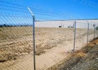 China 6 Foot Hot Dip Galvanized Cyclone Wire Mesh Decorative Farm Fence for sale