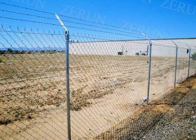 China 6 Foot Hot Dip Galvanized Cyclone Wire Mesh Decorative Farm Fence for sale