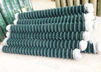 China Farm And Field Galvanized Steel Wire Fencing , PVC Coated Chain Link Fence for sale