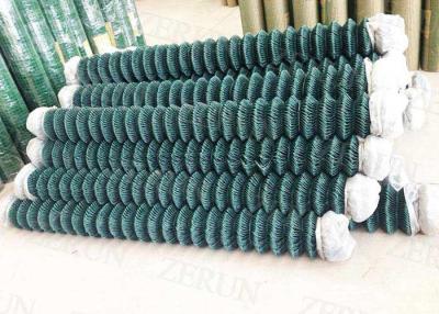 China Farm And Field Galvanized Steel Wire Fencing , PVC Coated Chain Link Fence for sale