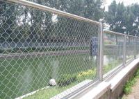 China Farm And Field Galvanized Steel Wire Fencing , PVC Coated Chain Link Fence for sale