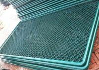 China Farm And Field Galvanized Steel Wire Fencing , PVC Coated Chain Link Fence for sale