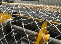 China 60mm Diamond Metal Chain Link Fence Mesh Galvanized 6 Feet for sale