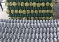 China 60mm Diamond Metal Chain Link Fence Mesh Galvanized 6 Feet for sale