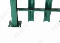 China Anti Correction Metal Palisade Fencing Hot Dipped Galvanized Angle Bar Fence for sale