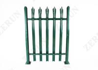 China Anti Correction Metal Palisade Fencing Hot Dipped Galvanized Angle Bar Fence for sale