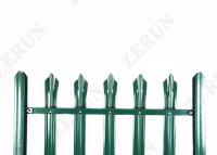 China Anti Correction Metal Palisade Fencing Hot Dipped Galvanized Angle Bar Fence for sale