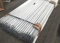 China 2.7m Industrial Palisade Fencing , Triangle Spear Top Galvanized Black Palisade Fencing for sale