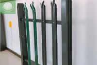 China 2.75m Width Metal Palisade Fencing Green Wrought Iron Fence Panels for sale