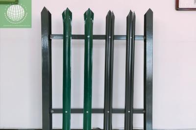 China Galvanized Metal Palisade Fencing D TYPE Q235 Steel Trellis Fence for sale