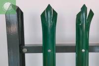 China Anagle Pale Metal Palisade Fencing 2.3mm Security Palisade Fencing for sale