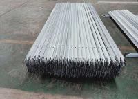 China Triple Pointed Green galvanised steel palisade fencing panels Hot Dipped for sale
