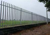 China Electro Galvanized Steel Palisade Fence Panels , PVC Steel Security Fence Panel for sale