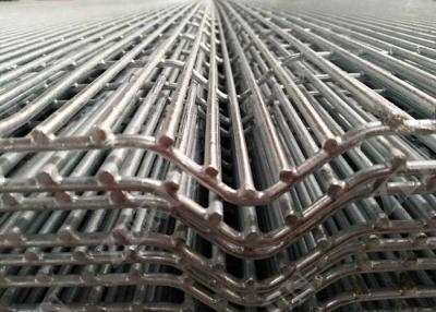China Galvanized Powder Coated Security Mesh Fence , Steel Anti Climb 358 Mesh Panels for sale