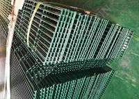 China Galvanized Powder Coated Security Mesh Fence , Steel Anti Climb 358 Mesh Panels for sale