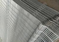 China Galvanized Powder Coated Security Mesh Fence , Steel Anti Climb 358 Mesh Panels for sale