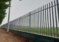 China ISO9001 Steel Metal Palisade Fencing Galvanized Angle Bar Fence for sale