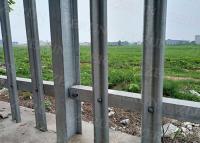 China 2.75m Metal Palisade Fencing Steel W Pale Hot Dip Galvanized Palisade Fence for sale