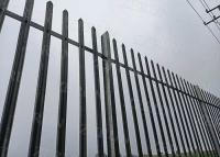 China 2.75m Metal Palisade Fencing Steel W Pale Hot Dip Galvanized Palisade Fence for sale