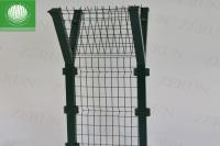 China Easy Installation Airport Security Fence 2.6m PVC Coated Mesh Fencing Panels for sale