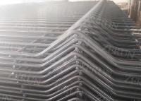 China Welded Powder Coated Wire Mesh Panels , Curved 3D Wire Fence Mesh Panel for sale