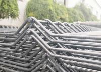 China Welded Powder Coated Wire Mesh Panels , Curved 3D Wire Fence Mesh Panel for sale