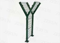 China Curved Powder Coated Welded Wire Mesh , Airport Galvanised Steel Mesh Panels for sale